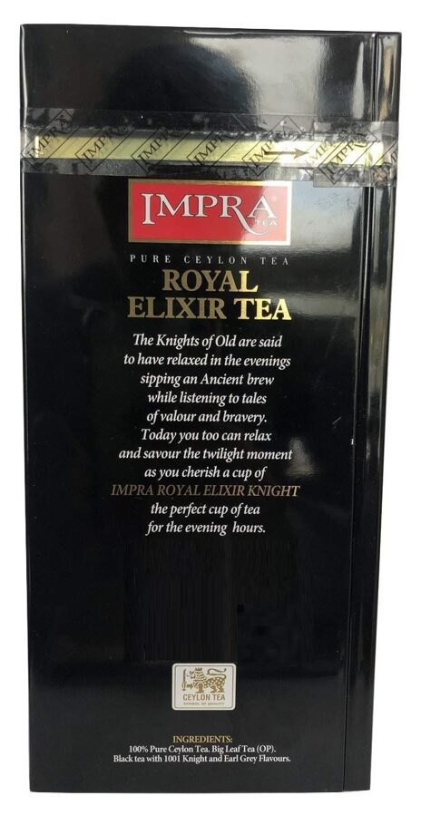 Impra Royal Elixir Tea Knight beramā lielo lapu melnā tēja ar bergamoti ...